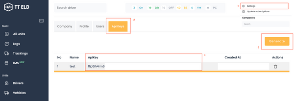 How to create API key?