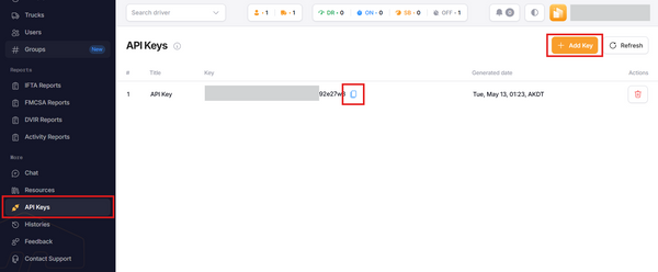 How to create an API key?